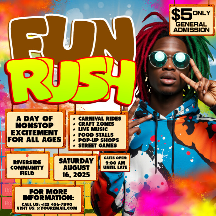 Copy of Street Bash Festival | PosterMyWall