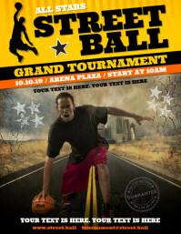 STREET BASKETBALL FLYER Template | PosterMyWall