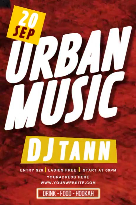 Street Dj Music Video Template | PosterMyWall