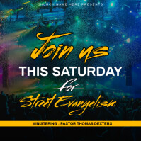 Street evangelism flyer design template | PosterMyWall