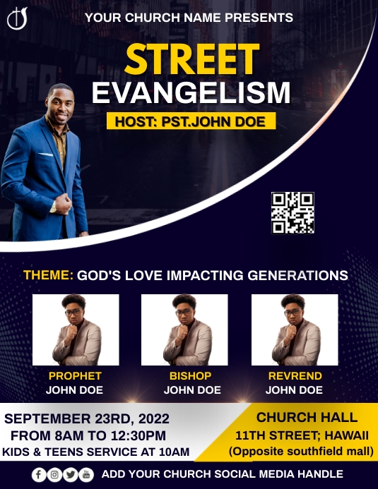 street evangelism Template | PosterMyWall