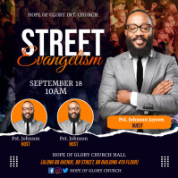 Street evangelism flyer design template | PosterMyWall