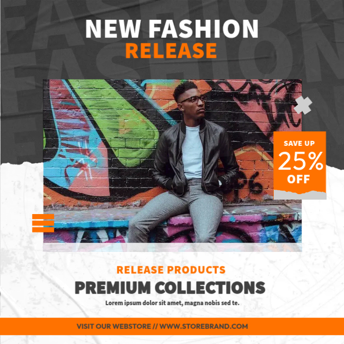 Plantilla de Street Fashion Template | PosterMyWall