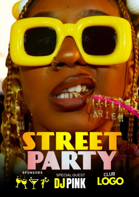 Street Night Party Template | PosterMyWall