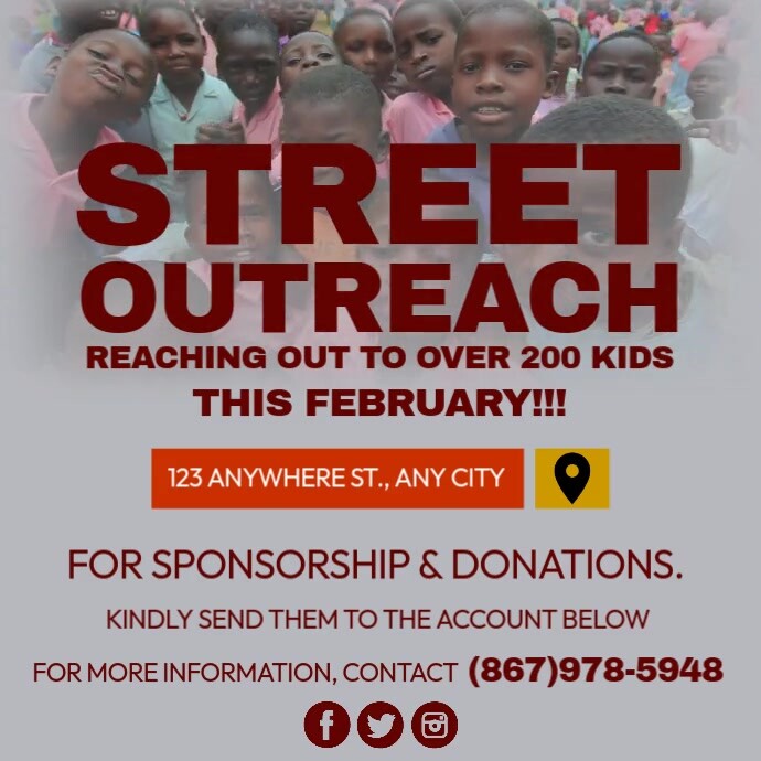 Copy of Street Outreach Event | PosterMyWall