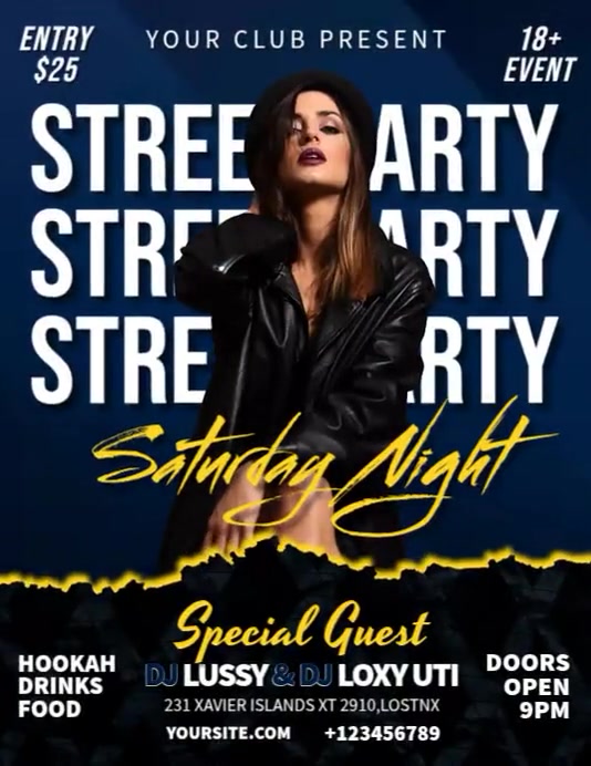 Street Party Ads Template | PosterMyWall