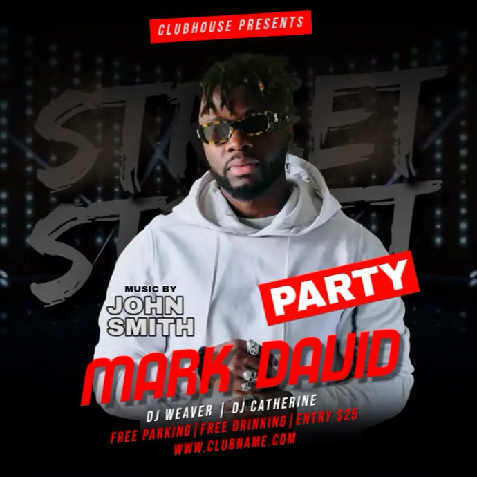 Street Party Video ads Template | PosterMyWall