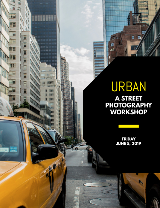 Street Photography Flyer Template | PosterMyWall