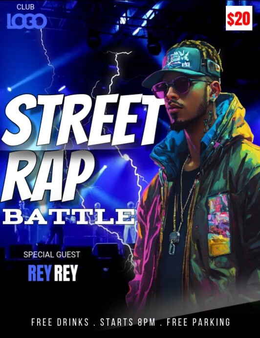 Copy of Street Rap Battles Ads | PosterMyWall