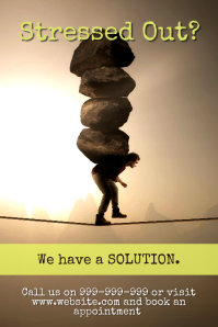 Stress Poster Template | PosterMyWall