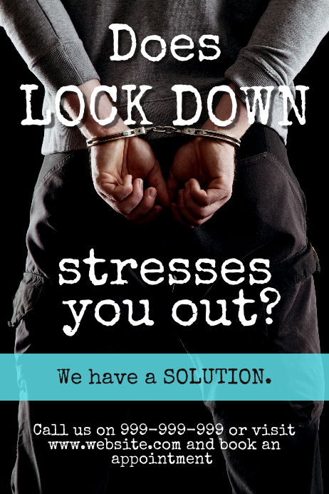 Stress Poster Template | PosterMyWall