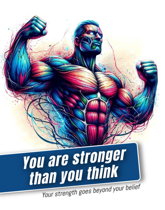 Stronger Template | PosterMyWall