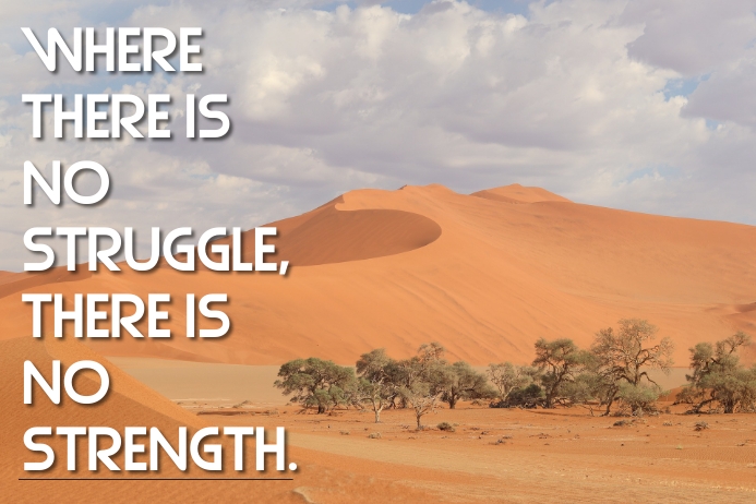 struggle quote Template | PosterMyWall