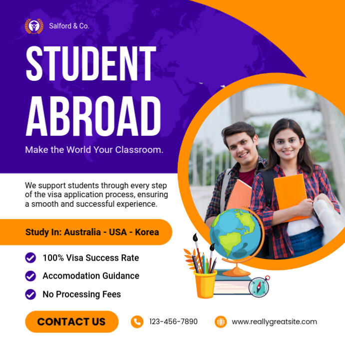 Student Abroad Instagram Story Template | PosterMyWall