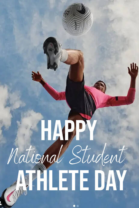 Plantilla de Student Athlete day | PosterMyWall
