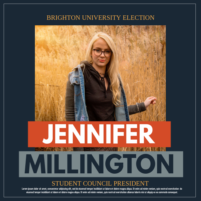 Student Council Template | PosterMyWall