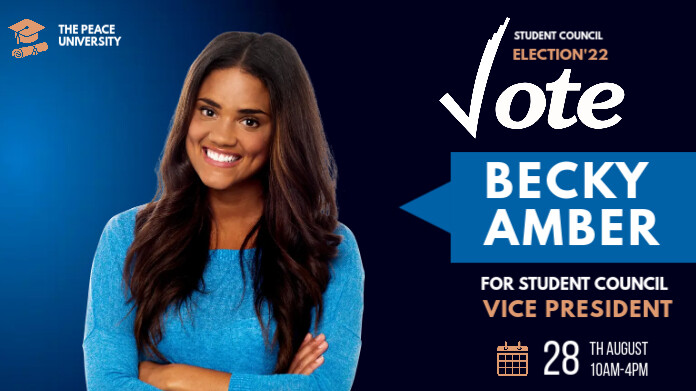 Student Council Election Template | PosterMyWall