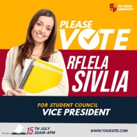 Student Council Election Template | PosterMyWall