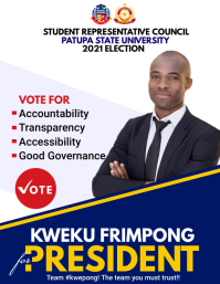 Student Election Poster Template | PosterMyWall