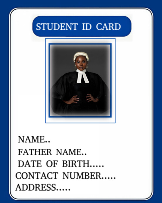 Student Id Card Instagram Portrait Template | PosterMyWall