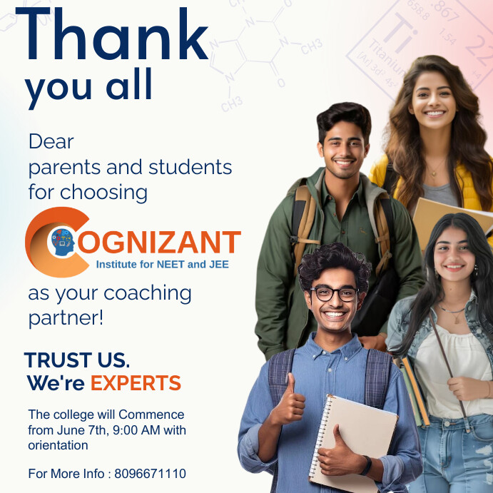 Copy of student message from college & school | PosterMyWall