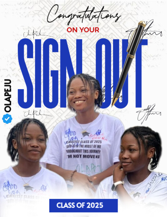 STUDENT SIGN OUT FLYER Template | PosterMyWall