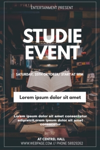 studie event flyer template | PosterMyWall