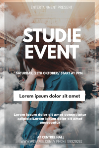 studie event flyer template | PosterMyWall