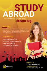 Study Abroad Poster Template | PosterMyWall