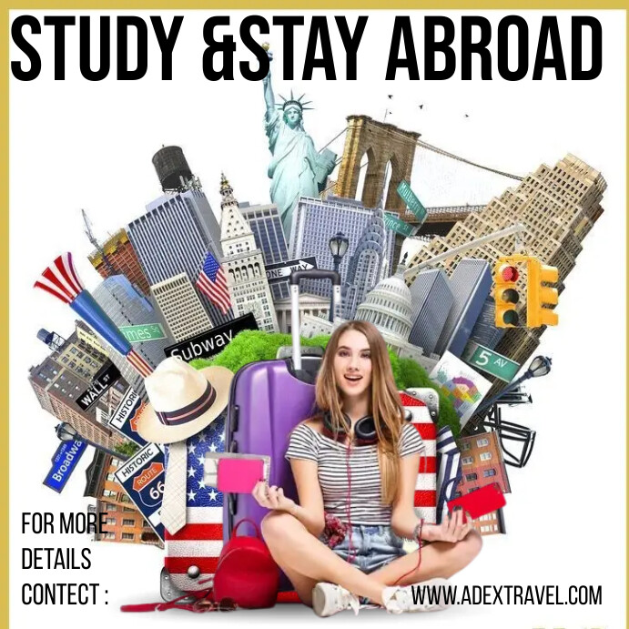 Study Abroad Template | PosterMyWall