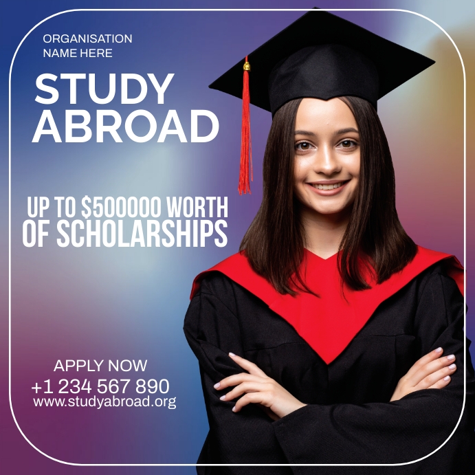 study abroad Template | PosterMyWall