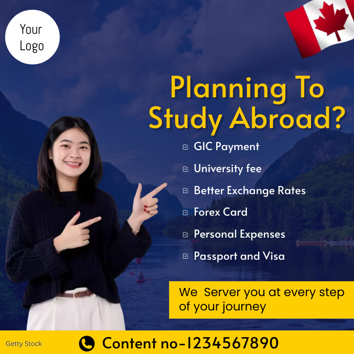 Study abroad Template | PosterMyWall