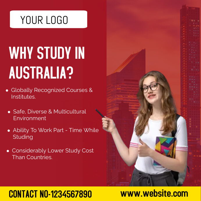 Study abroad Template | PosterMyWall