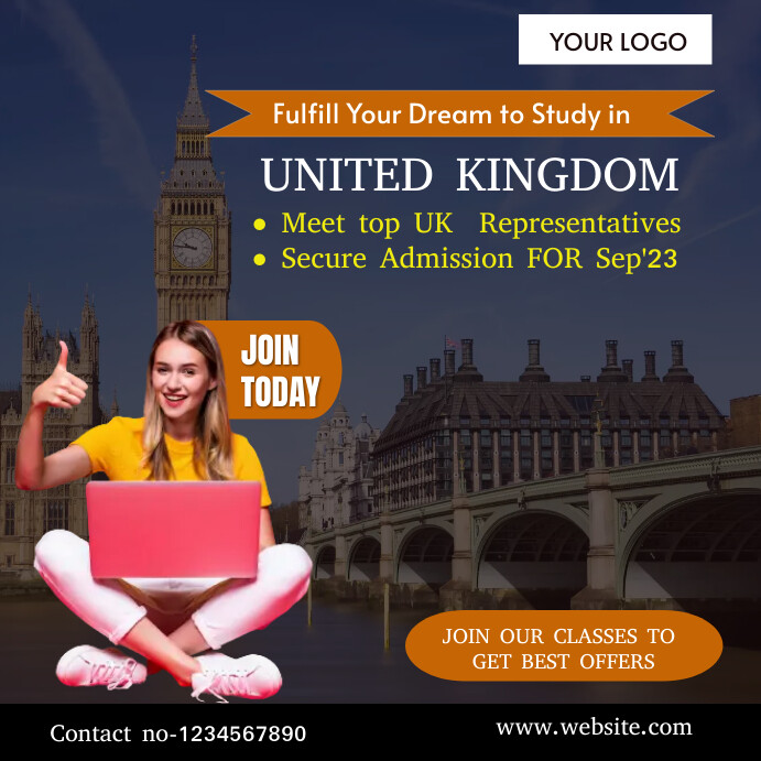 Study abroad Template | PosterMyWall