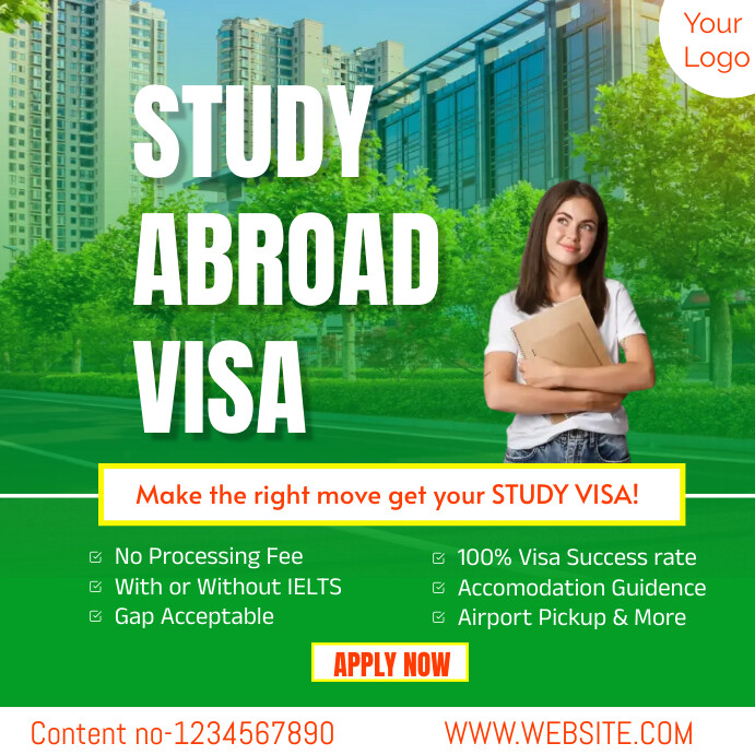 Study abroad Template | PosterMyWall