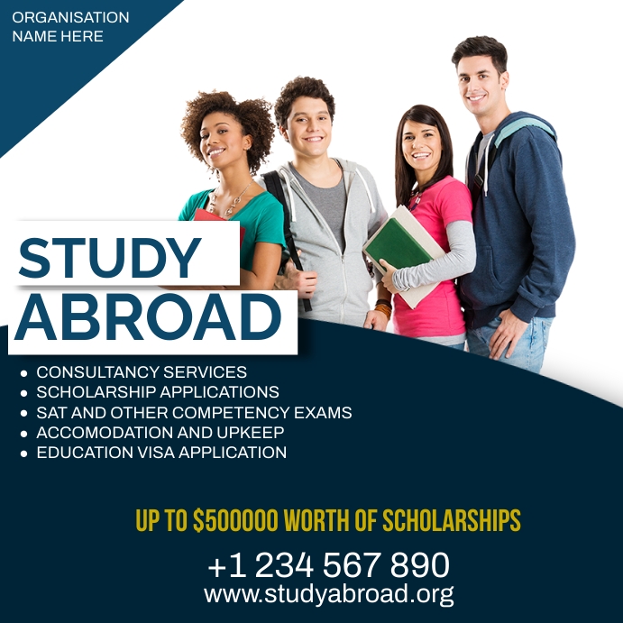 Copy of study abroad | PosterMyWall