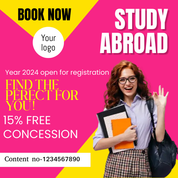 Study abroad Template | PosterMyWall