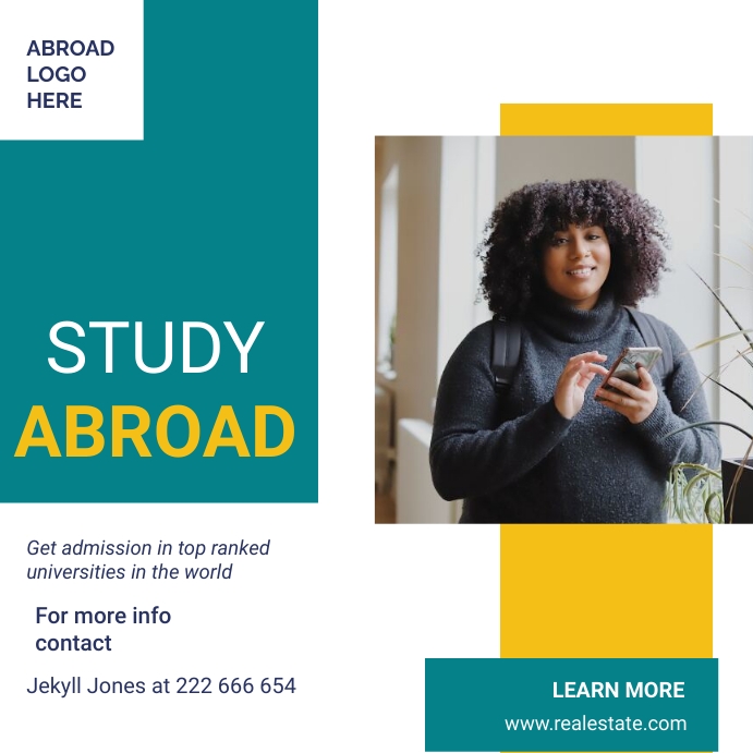 study abroad Template | PosterMyWall