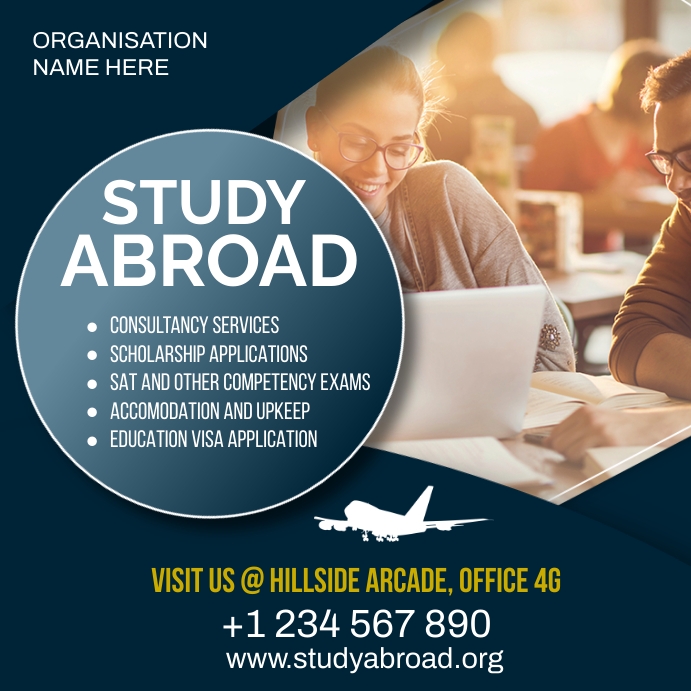 study abroad Template | PosterMyWall