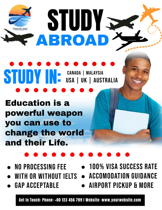 study abroad flyer Templat | PosterMyWall