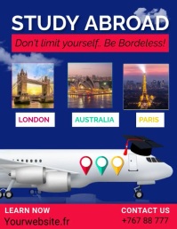 Study Abroad Flyer Template | PosterMyWall
