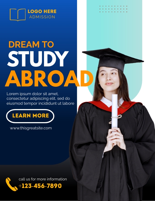 Study Abroad Template | PosterMyWall