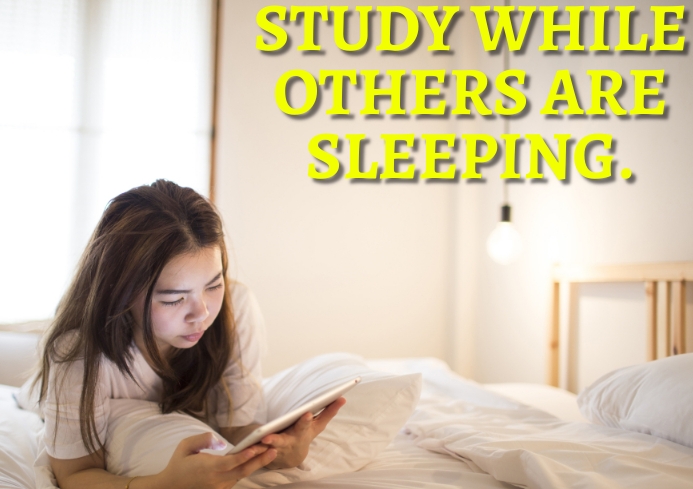 Copy of STUDY AND SLEEPING QUOTE TEMPLATE | PosterMyWall