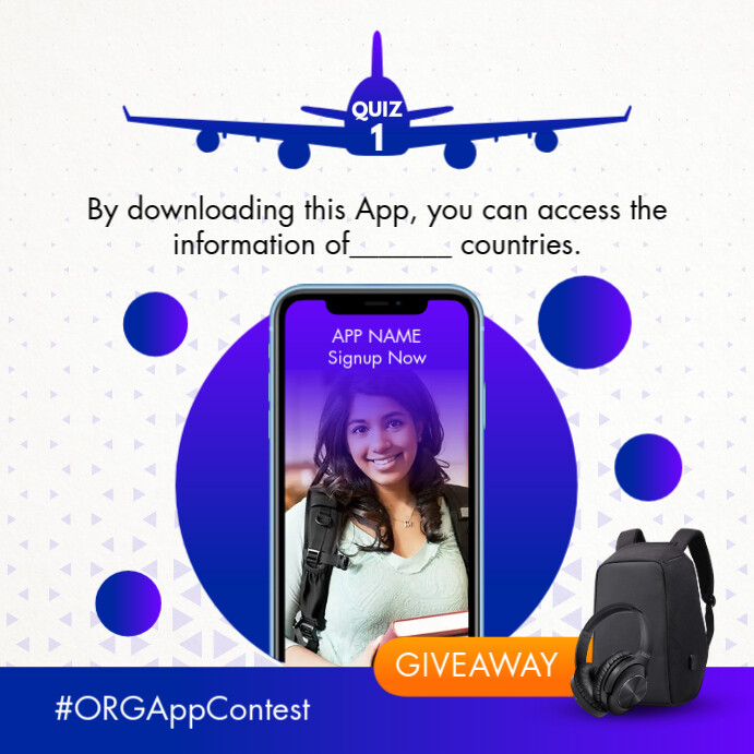 Study Immigration Quiz Post Template | PosterMyWall