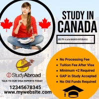 Study in canada Flyer Template | PosterMyWall
