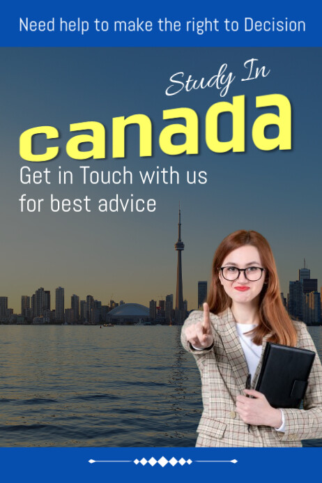 Study In Canada Poster Template | PosterMyWall