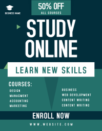 online study flyer Template | PosterMyWall