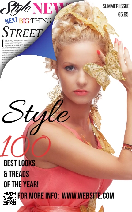 Copy of Style Magazine Cover Template | PosterMyWall