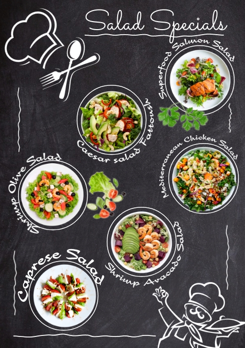 Stylish Menu Design, Template | PosterMyWall