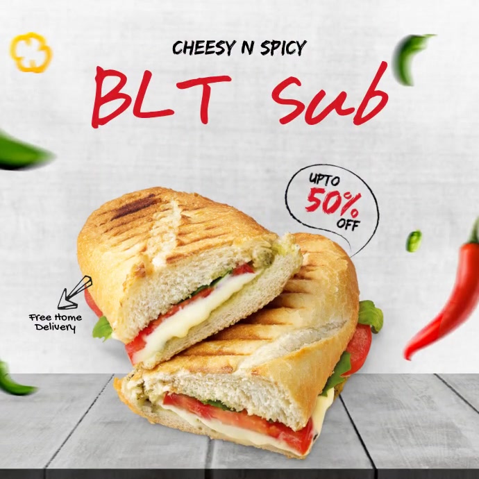 Plantilla de Sub Sandwich Discount Deal | PosterMyWall